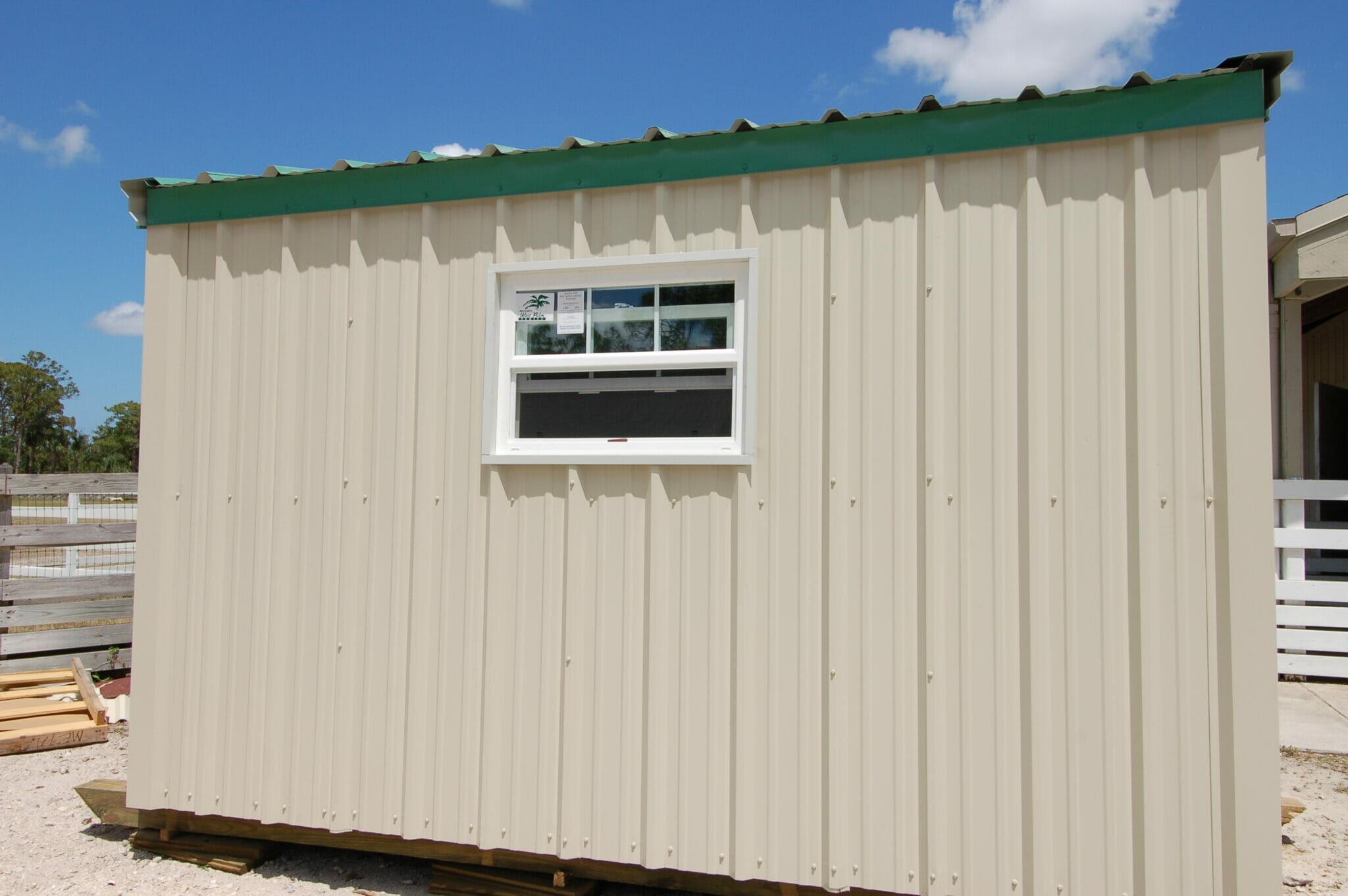 Small Portable Metal Shed in Palm City, FL - MBMI Metal Buildings