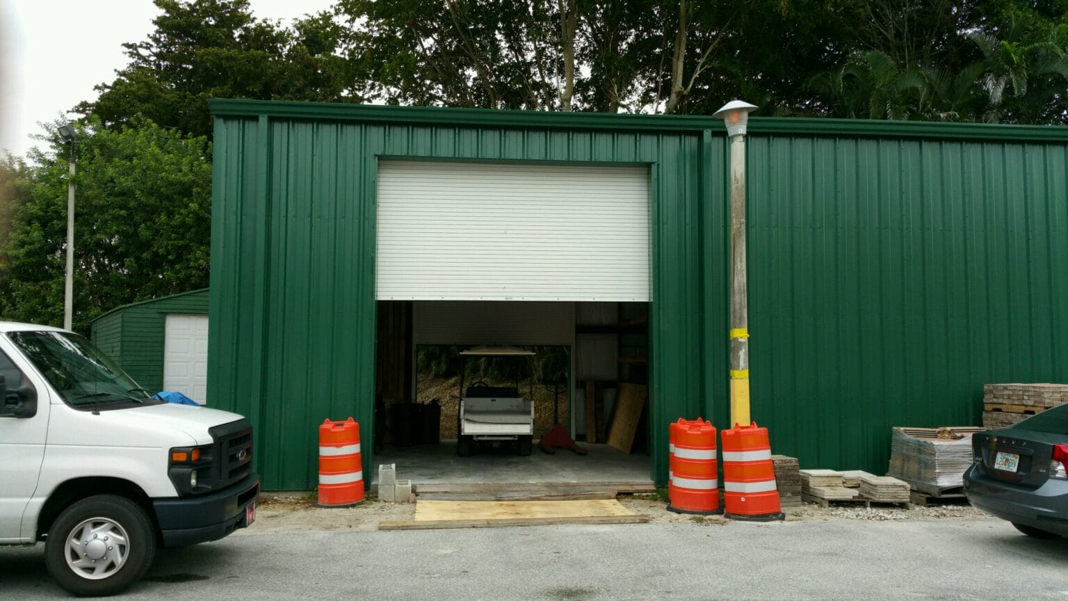 Maintenance Storage Building in Boynton Beach, FL - MBMI Metal Buildings